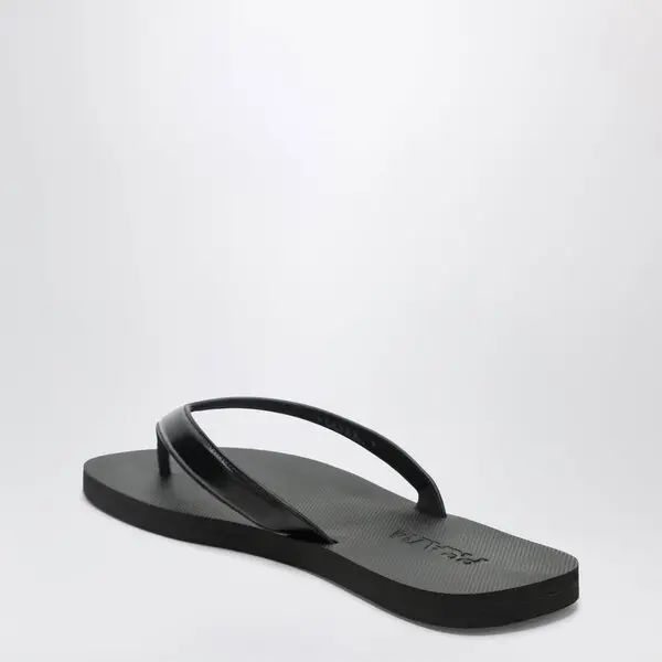 Prada Brushed Leather Flip-flop Sandals
