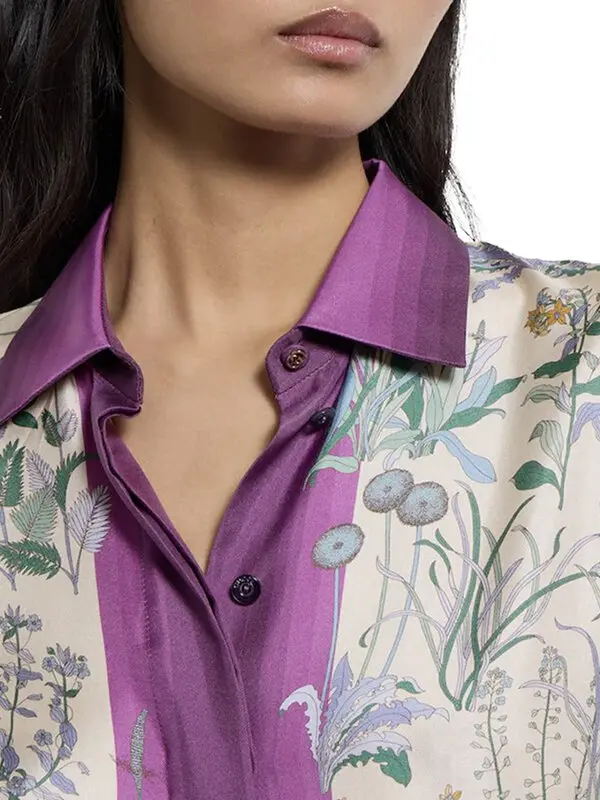 Gucci Printed Silk Twill Shirt
