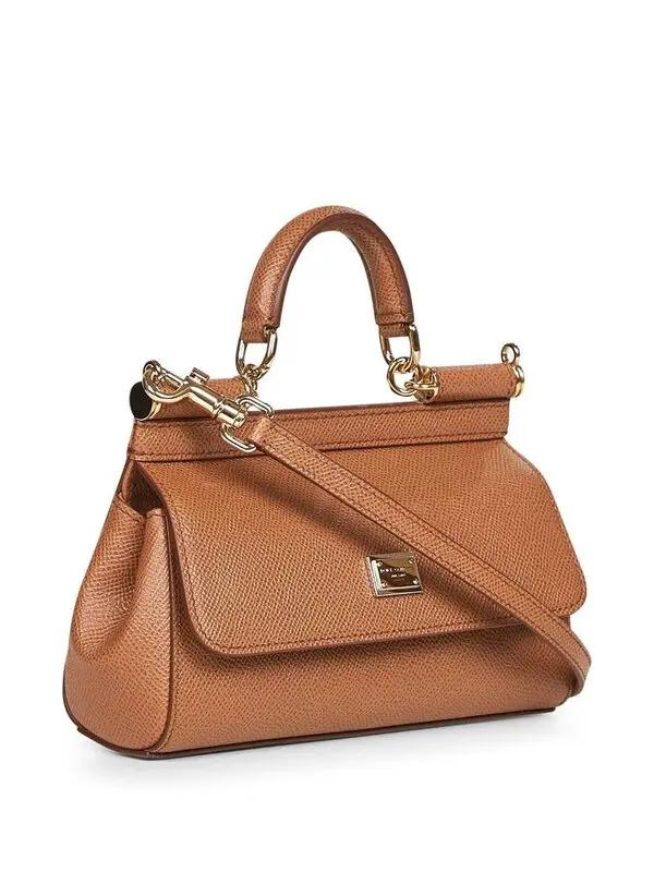 Dolce & Gabbana Sicily Small Leather Handbag