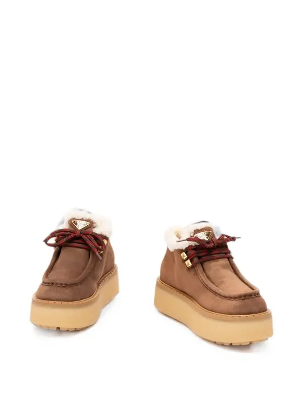 Prada Suede Leather Boots - Multicolor