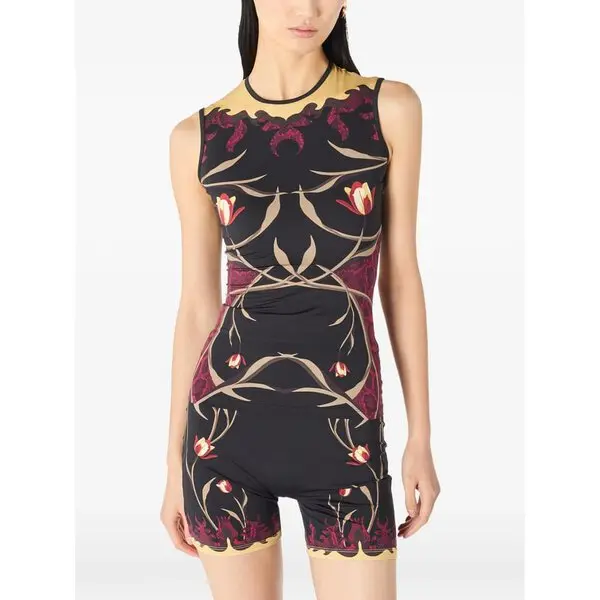 MARINE SERRE Printed Sleeveless Top