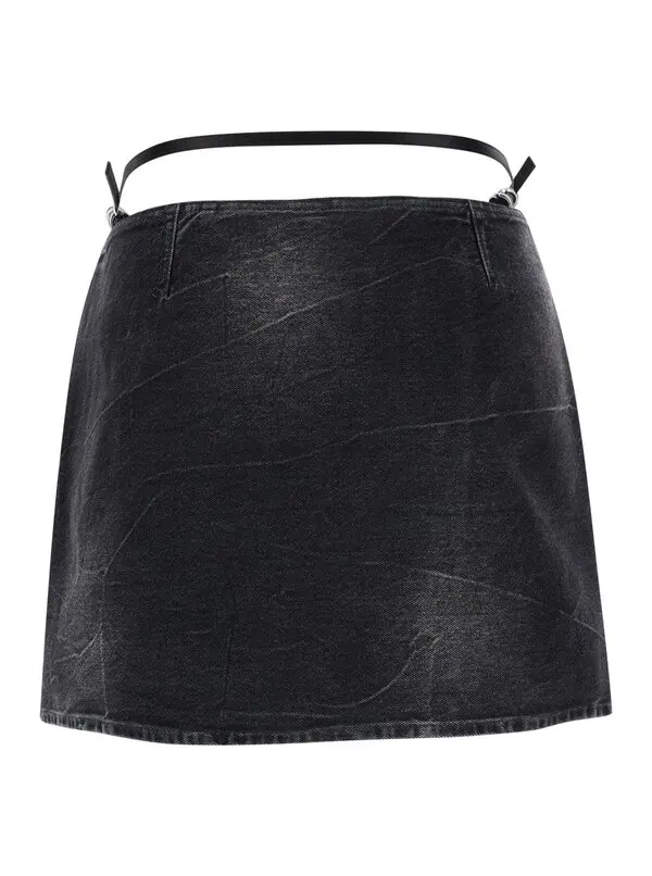 Givenchy Voyou Denim Skirt
