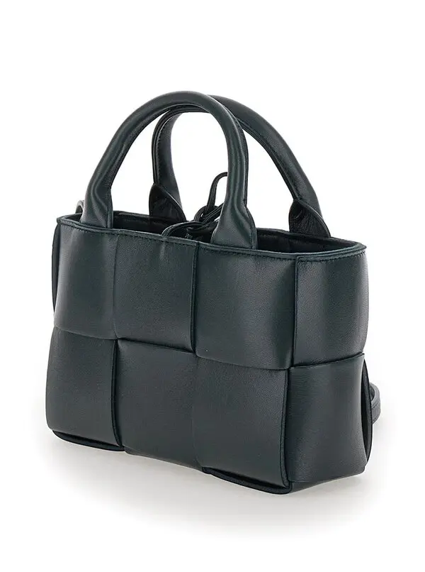 Bottega Veneta Intreccio Motif Leather Handbag - Multicolor