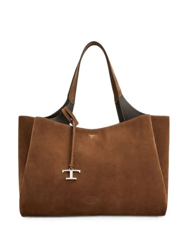 TOD'S T Timeless Medium Leather Tote