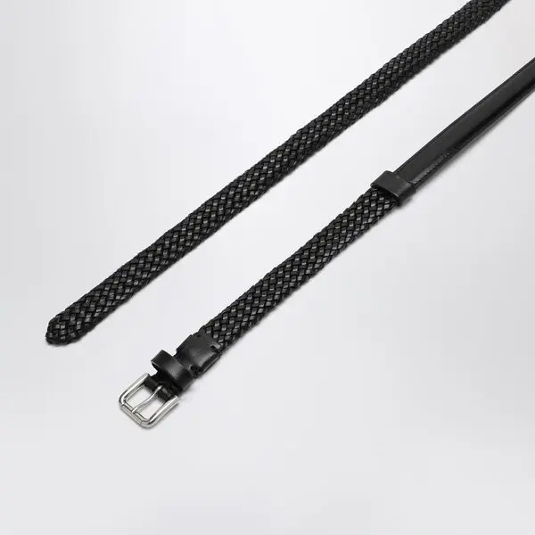 Dolce & Gabbana Woven Leather Belt