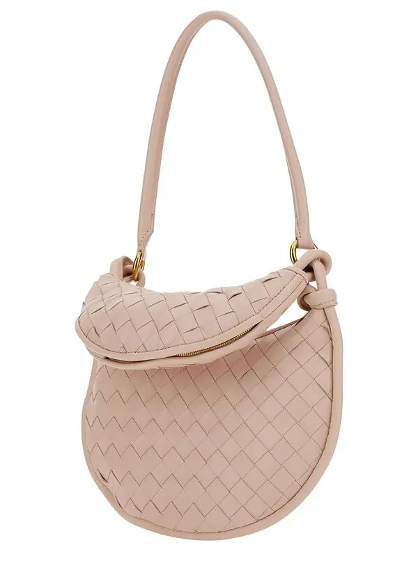 Bottega Veneta Intrecciato Leather Shoulder Bag - Multicolor