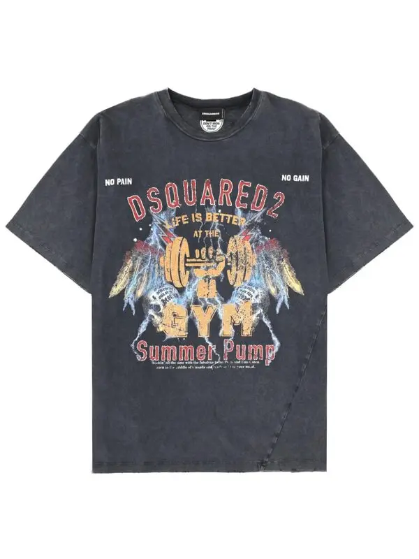 Dsquared2 T-shirt With Print - Multicolor