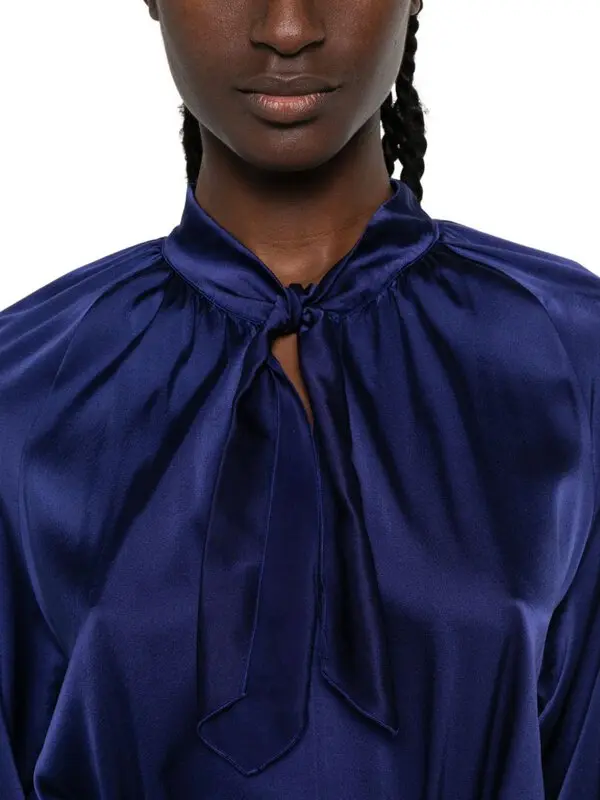 FORTE_FORTE Silk Long Dress