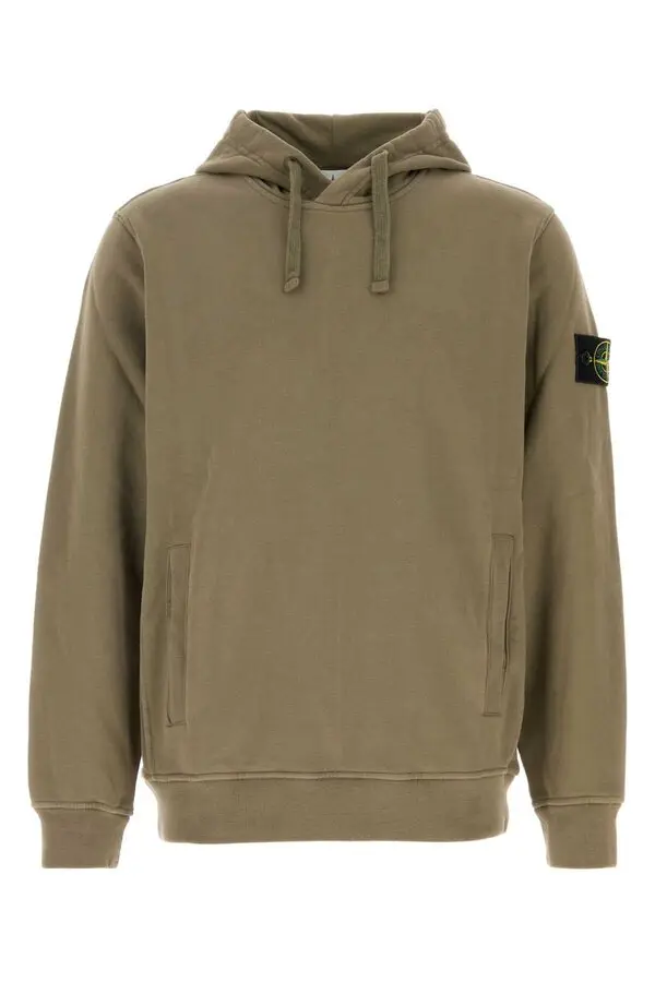Stone Island Army Cotton Sweatshirt