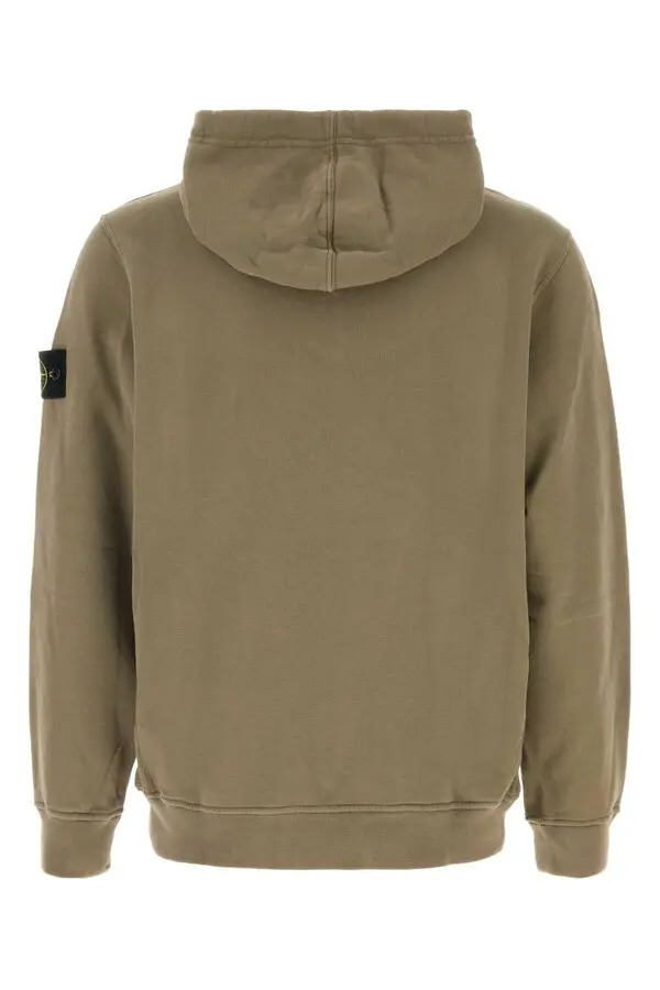 Stone Island Army Cotton Sweatshirt