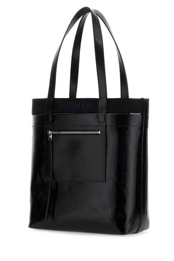 Alexander McQueen Canvas Shopping Bag