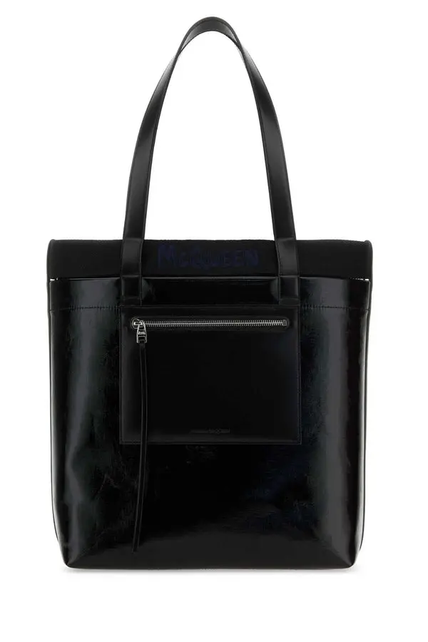 Alexander McQueen Canvas Shopping Bag