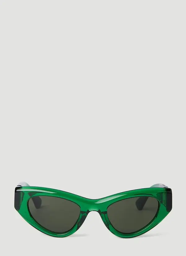 Bottega Veneta Cat Eye Sunglasses - Green