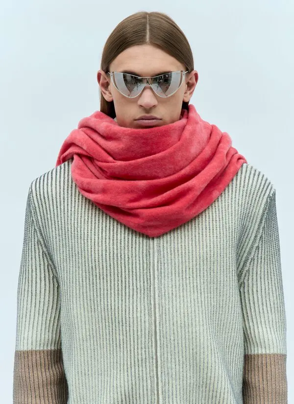 Acne Studios Narrow Tie-dye Wool Scarf