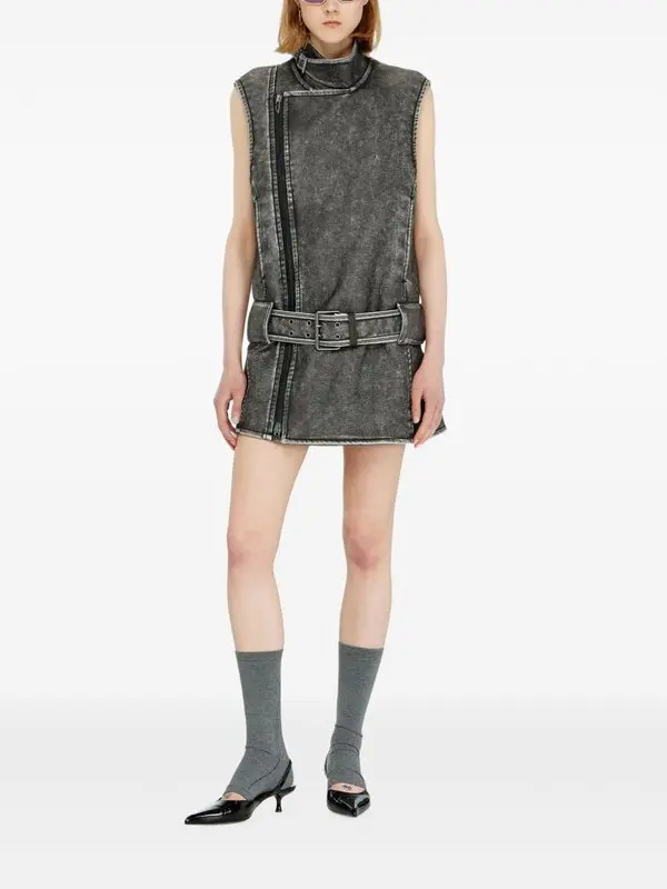 DIESEL® Belted Mini Dress - Multicolor