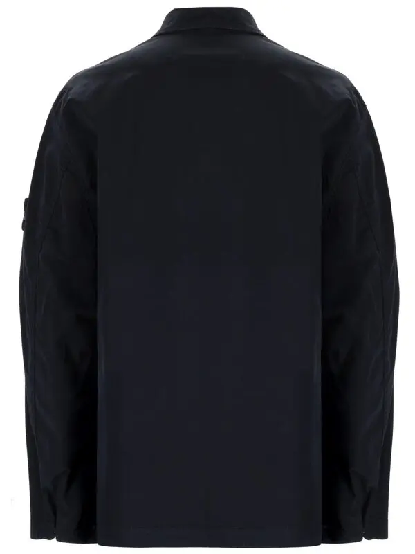 Stone Island Cotton Overshirt - Blue