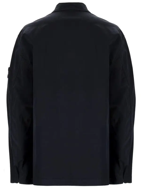 Stone Island Cotton Overshirt - Blue
