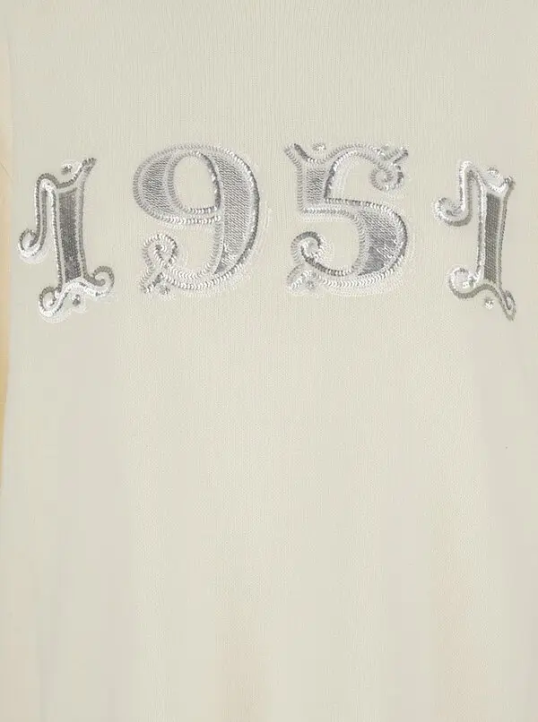 Max Mara Wool And Cashmere 1951 Logo Sweater - Multicolor