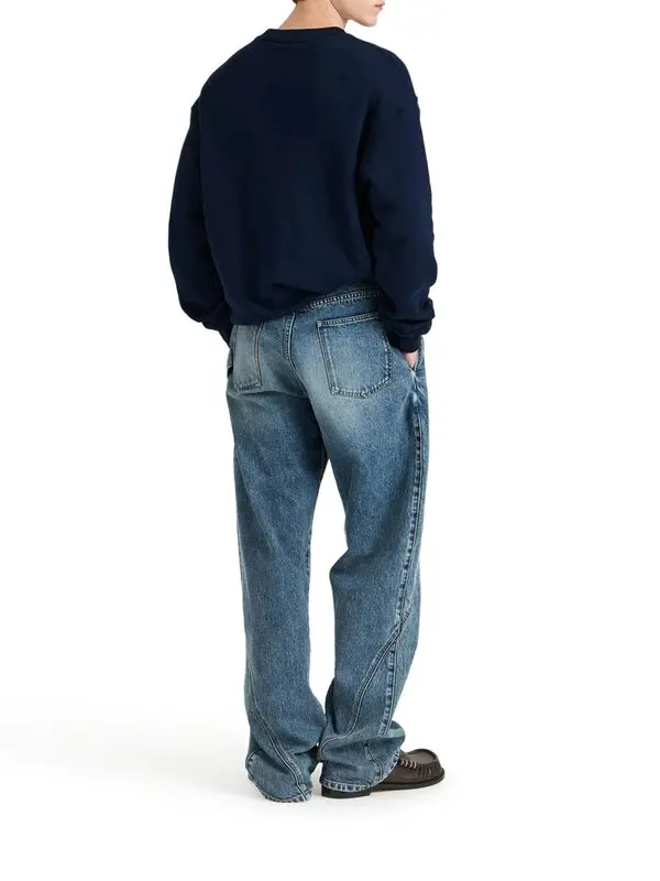 JW Anderson J.w.anderson Workwear Jeans With Off-centralized Closure