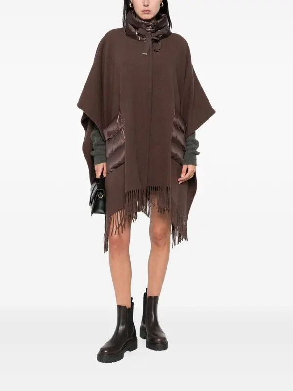 Herno Wool And Nylon Cape
