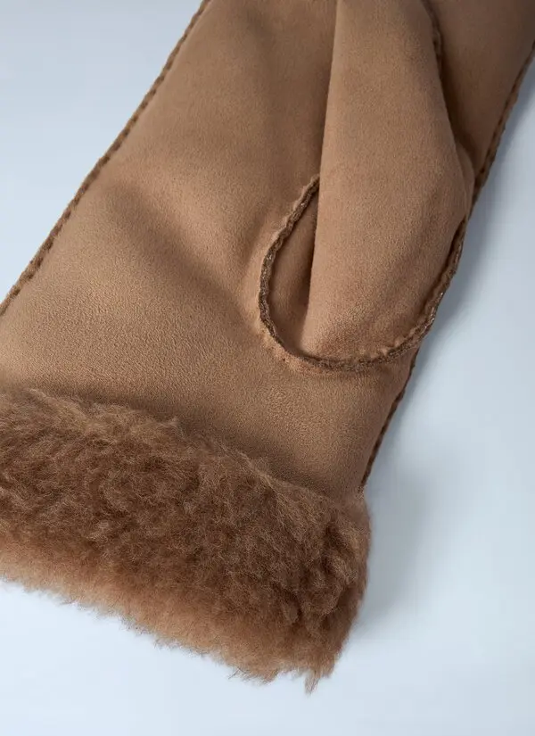 Max Mara Sand Gloves