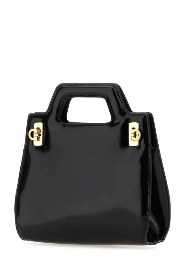 FERRAGAMO Leather Mini Wanda Handbag