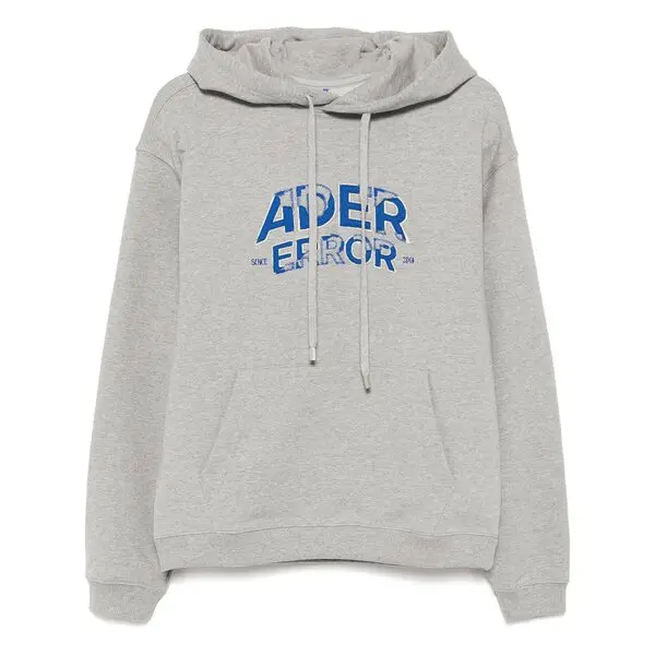 ADER ERROR Cotton Hooded Sweatshirt - Gray