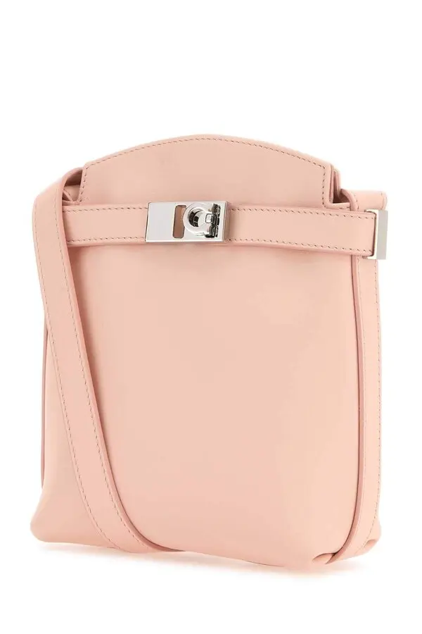 FERRAGAMO Gancini Leather Cross Body Phone Case - Pink