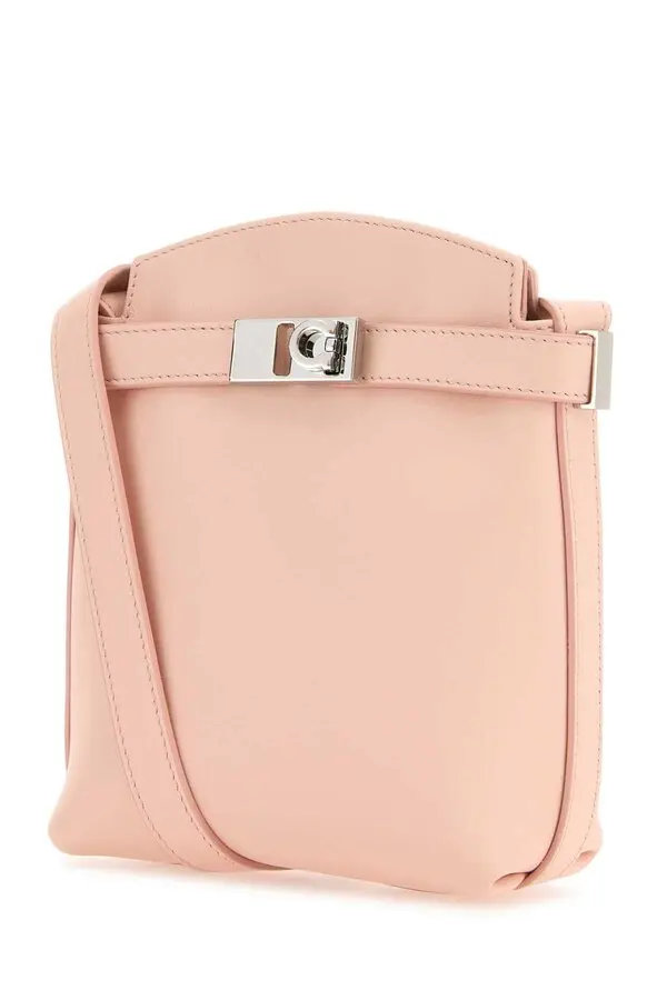 FERRAGAMO Gancini Leather Cross Body Phone Case - Pink