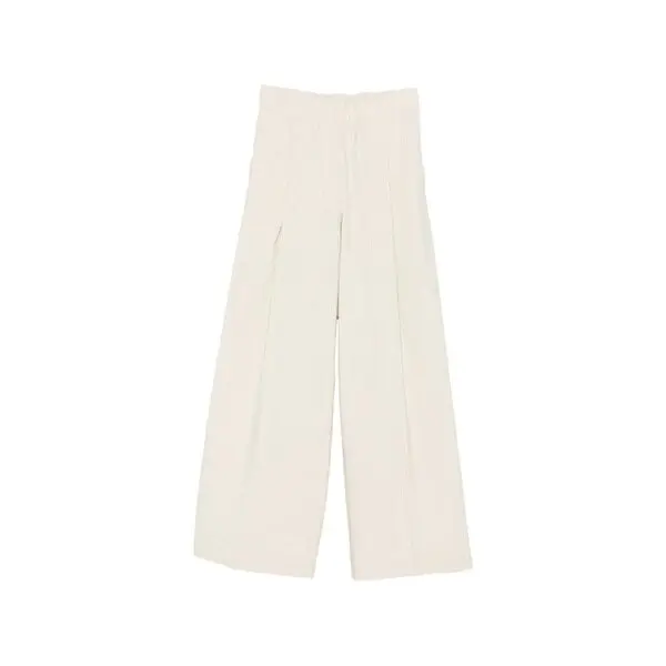 Dries Van Noten Striped Palazzo Trousers - Cream