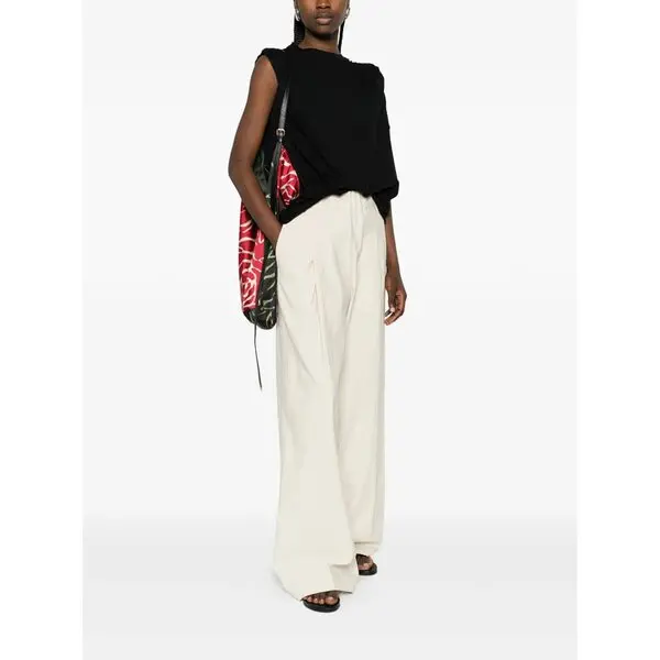 Dries Van Noten Striped Palazzo Trousers - Cream
