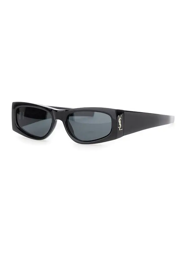 Saint Laurent Sl M140' Sunglasses With Cassandre In Acetate - Black