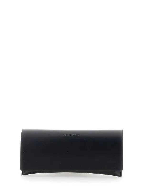 Saint Laurent Sl M140' Sunglasses With Cassandre In Acetate - Black