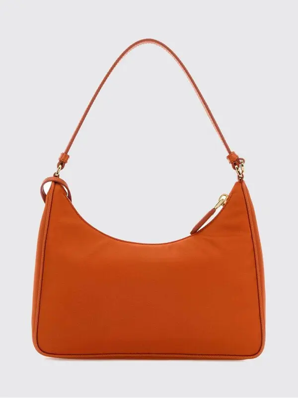 Prada Re-edition 2005 Bag In Re-nylon And Saffiano Leather - Orange