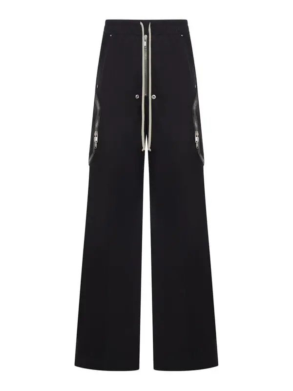 Rick Owens Pants Heizer Belas - Black