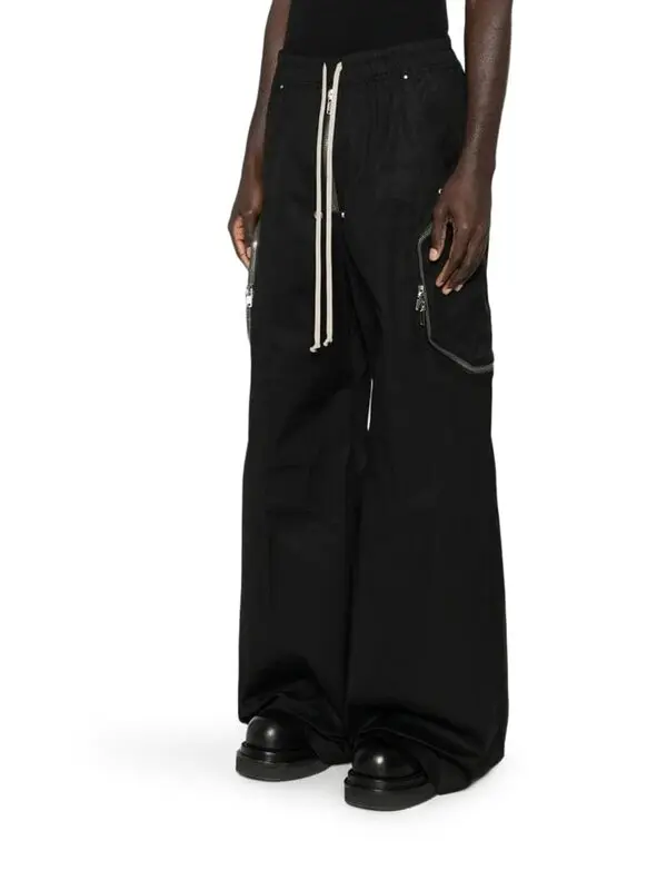 Rick Owens Pants Heizer Belas - Black