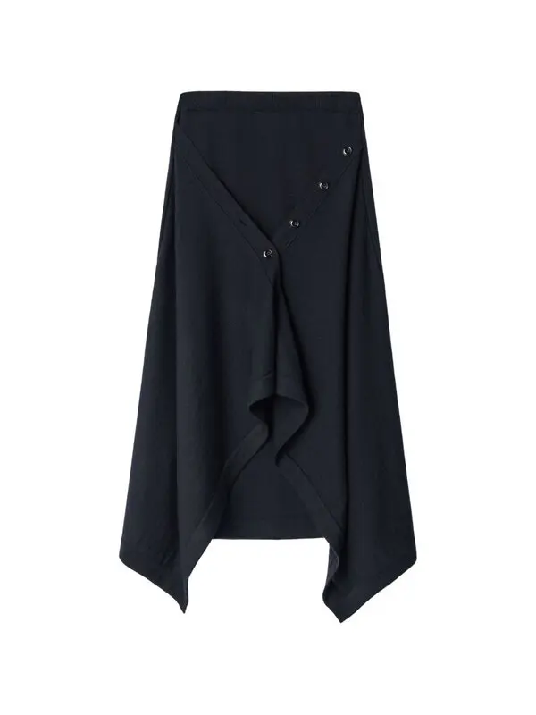 LEMAIRE Wool Blend Midi Skirt