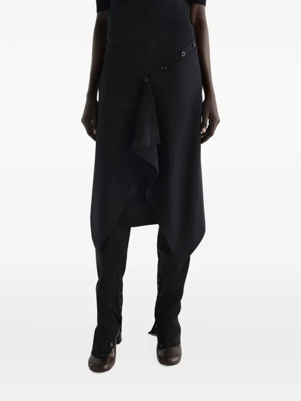 LEMAIRE Wool Blend Midi Skirt
