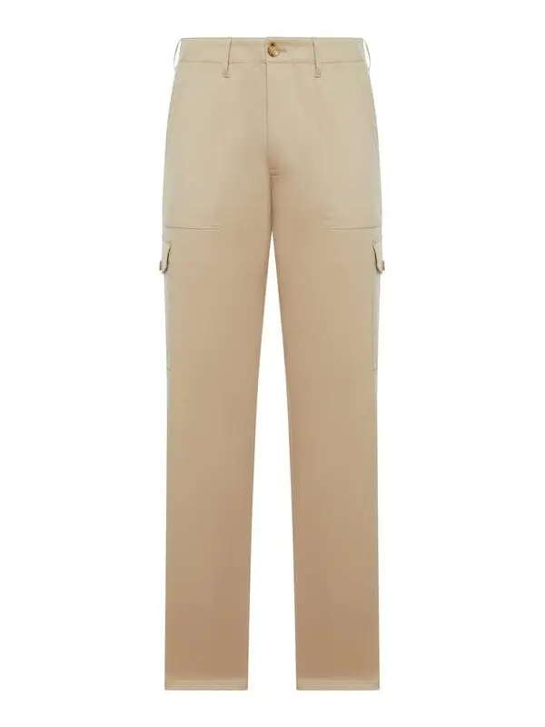 Etro Stretch Cotton Cargo Trousers - Multicolor