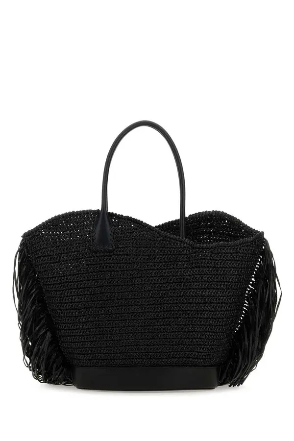 FERRAGAMO Raffia Shopping Bag