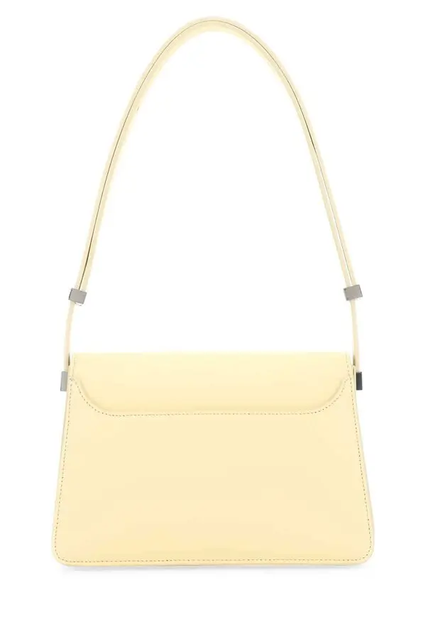 LANVIN Pastel Leather Concerto Shoulder Bag - Yellow
