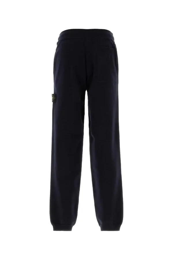 Stone Island Midnight Wool Blend Joggers - Blue