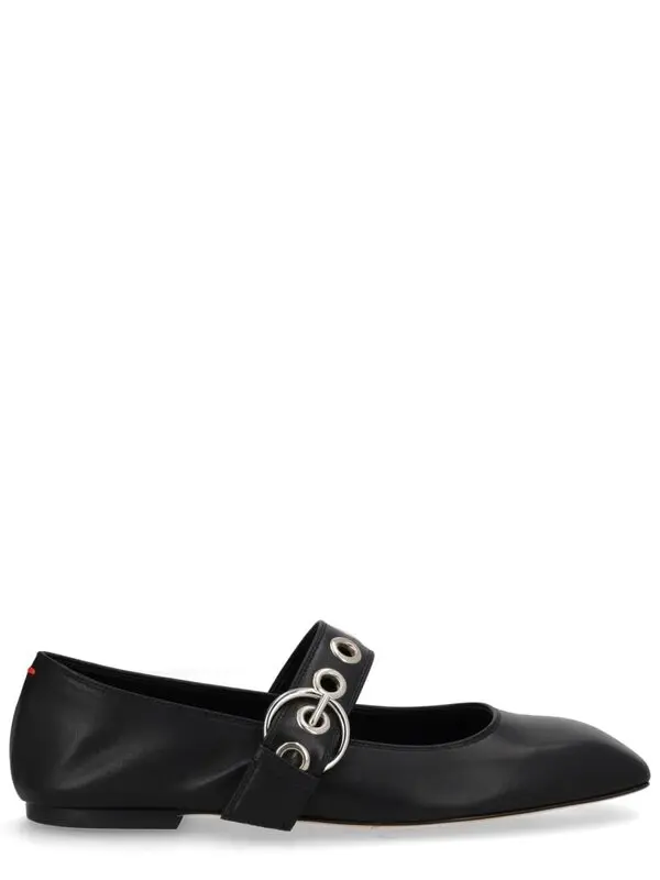 AeydĒ Uma Mary-jane Shoe With Eyelets - Black