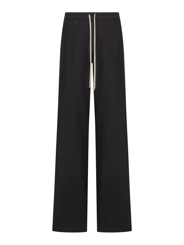 Moncler Rick Owens Drawstring Trousers In Technical Fabric - Black
