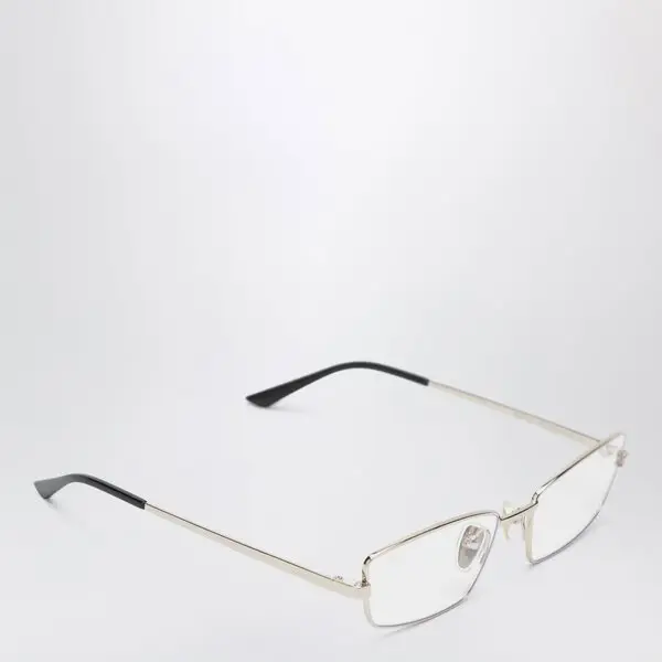Gucci Gold-tone Metal Frame Glasses