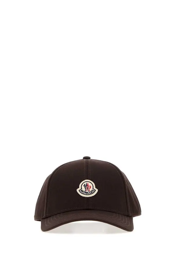 Moncler Chocolate Cotton Baseball Cap