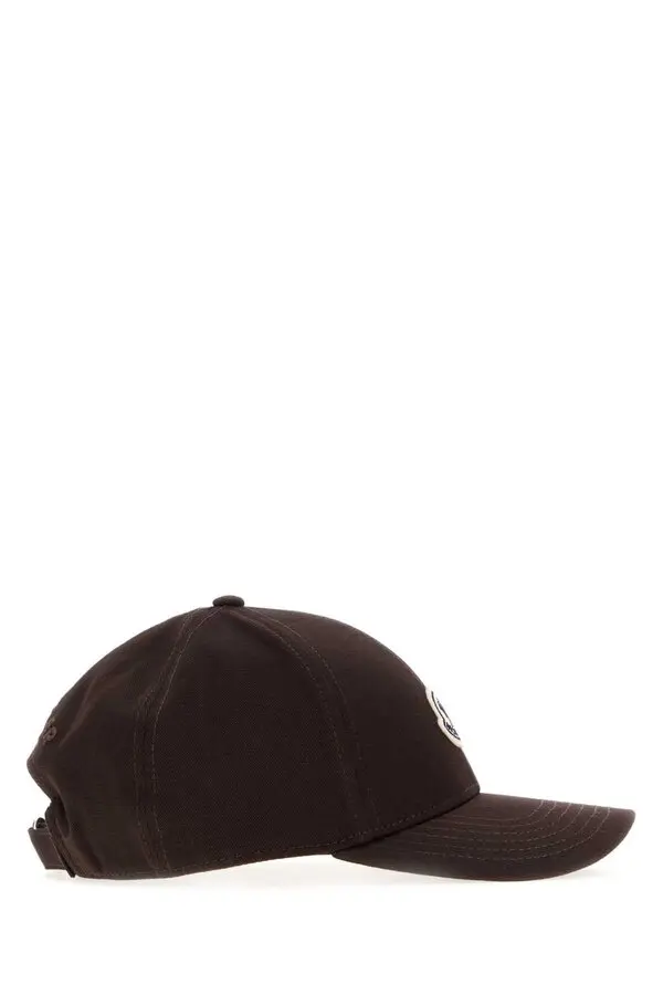 Moncler Chocolate Cotton Baseball Cap