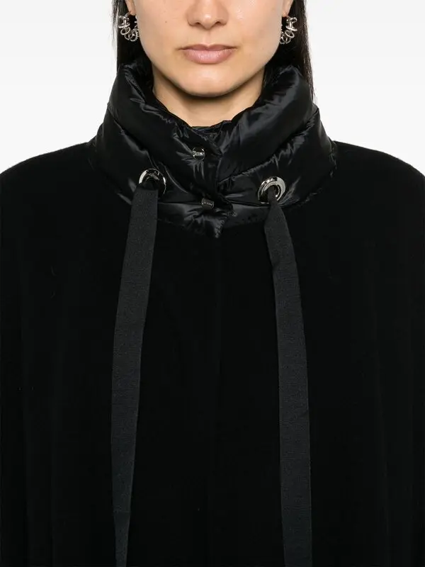 Herno Wool And Nylon Cape - Multicolor