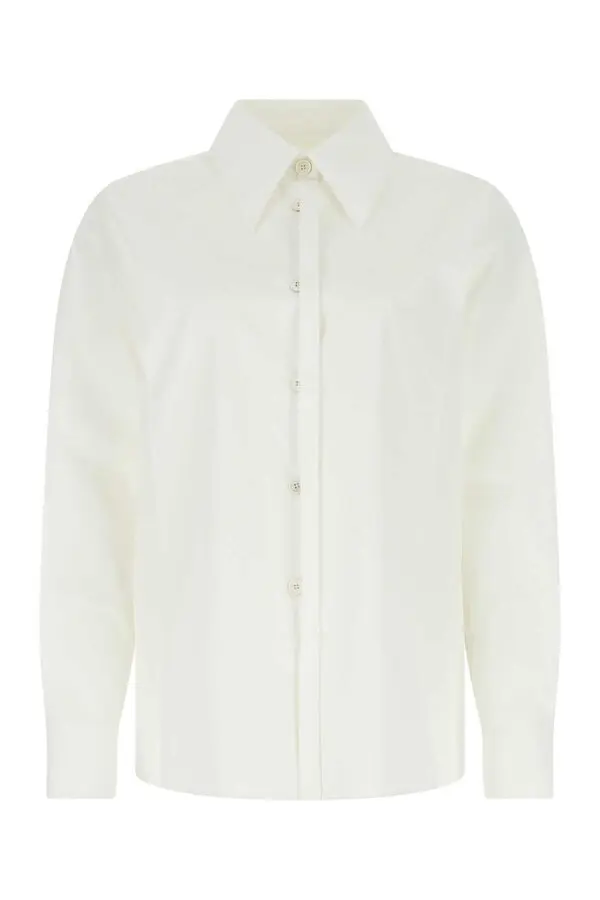 JIL SANDER Poplin Oversize Shirt - White