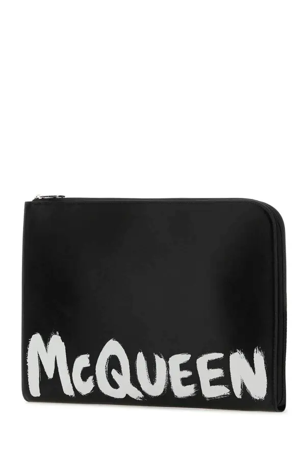 Alexander McQueen Leather Document Holder